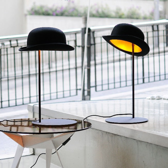 Jake Phipps's Innermost Jeeves Bowler Hat Table Lamp | incube lighting ...