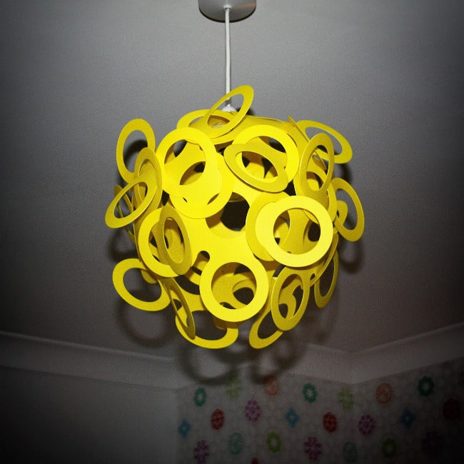 Loopy-Lu Yellow Lamp Shade. Lightweight and Cleverly Designed | incube ...